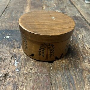 Accents | Set Of 4 Folk Art Primitive Colonial Stacking Nesting Boxes ...